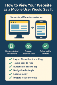 How to View Your Website as a Mobile User Would See It ...